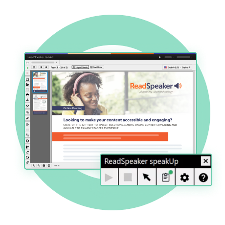Lifelike Text to Speech (TTS) - ReadSpeaker