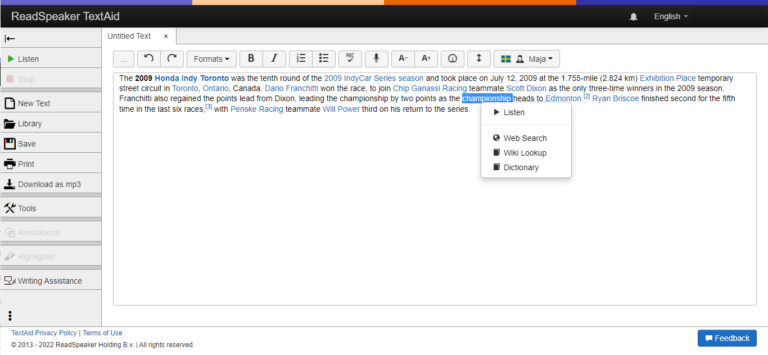 The Complete Guide to the TextAid Literacy Support System - ReadSpeaker